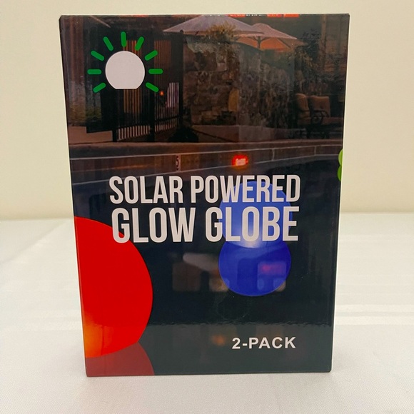 Other | Solar Powered Glow Globe 2 Pack New In Box Inflatable ...
